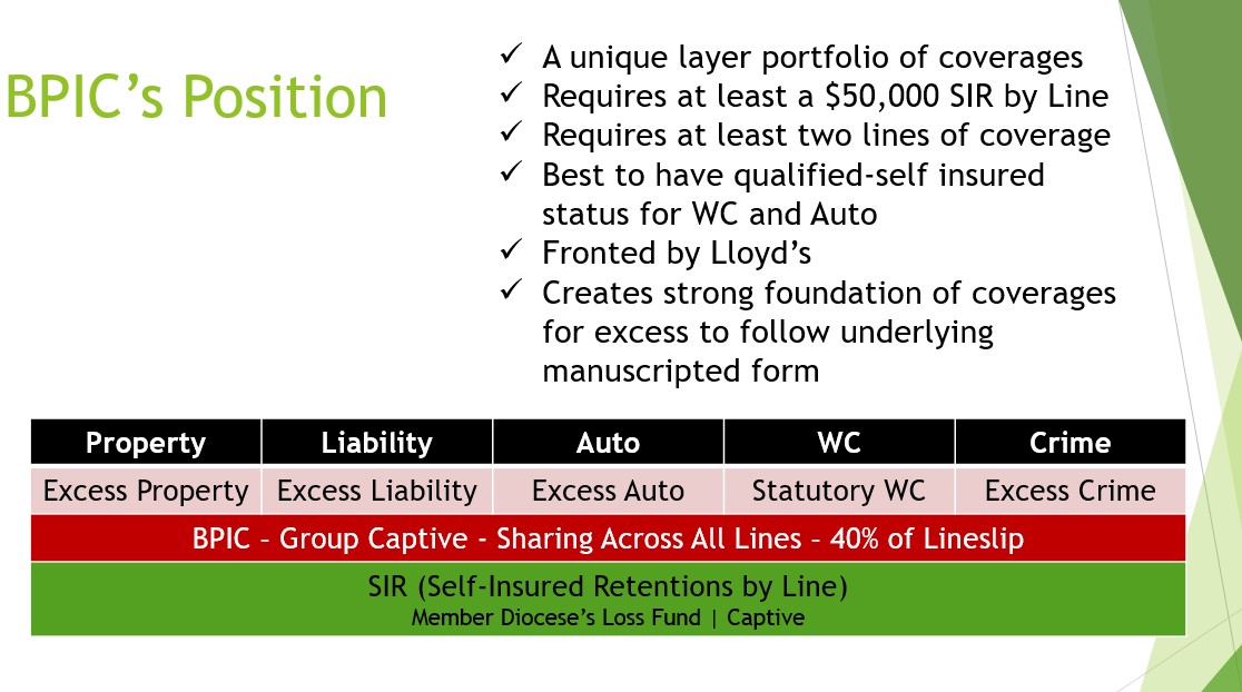 BPIC as a Risk Financing Strategy